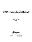 Install_admin Sybyl-X培训使用手册——Sybyl安装及应用手册，Trigo简介 - 豆丁网