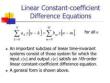 Linear Constant-coefficient Difference Equations - 豆丁网