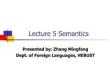 Chapter 5 Semantics - 豆丁网
