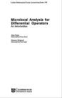 Microlocal Analysis for Differential Operators-An Introduction - 豆丁网