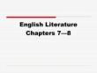 Chapters 7-8 英国文学简史ppt(English Literature） - 豆丁网