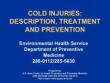COLD WEATHER INJURY PREVENTION - U.S. Army - 豆丁网