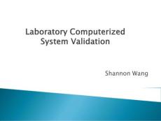 Laboratory Computerized System Validation - 豆丁网