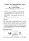 Evaluating the Web-based learning system by simulation - 豆丁网