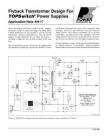 PI AN-17 Flyback Transformer Design for TOPSwitch Power Supplies(EN) - 豆丁网