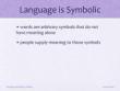 Language is Symbolic语言是符号 - 豆丁网