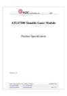 ATLS7500 Tunable Laser Module - Aoc Technologiesatls7500可调谐激光器模块AOC技术 - 豆丁网