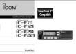 ICOM IC-F111／F121／F211／F221 车载台英文用户手册 - 豆丁网