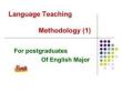 language teaching methodology【ppt】 - 豆丁网